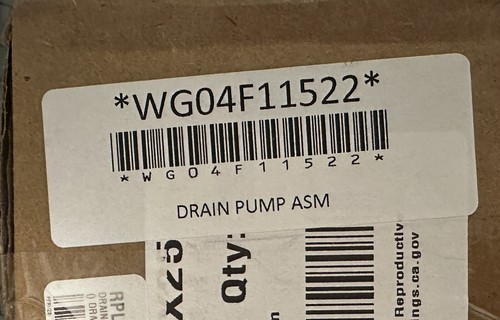 New WG04F11522 / WD19X25461 GE Dishwasher Drain Pump OEM | eBay