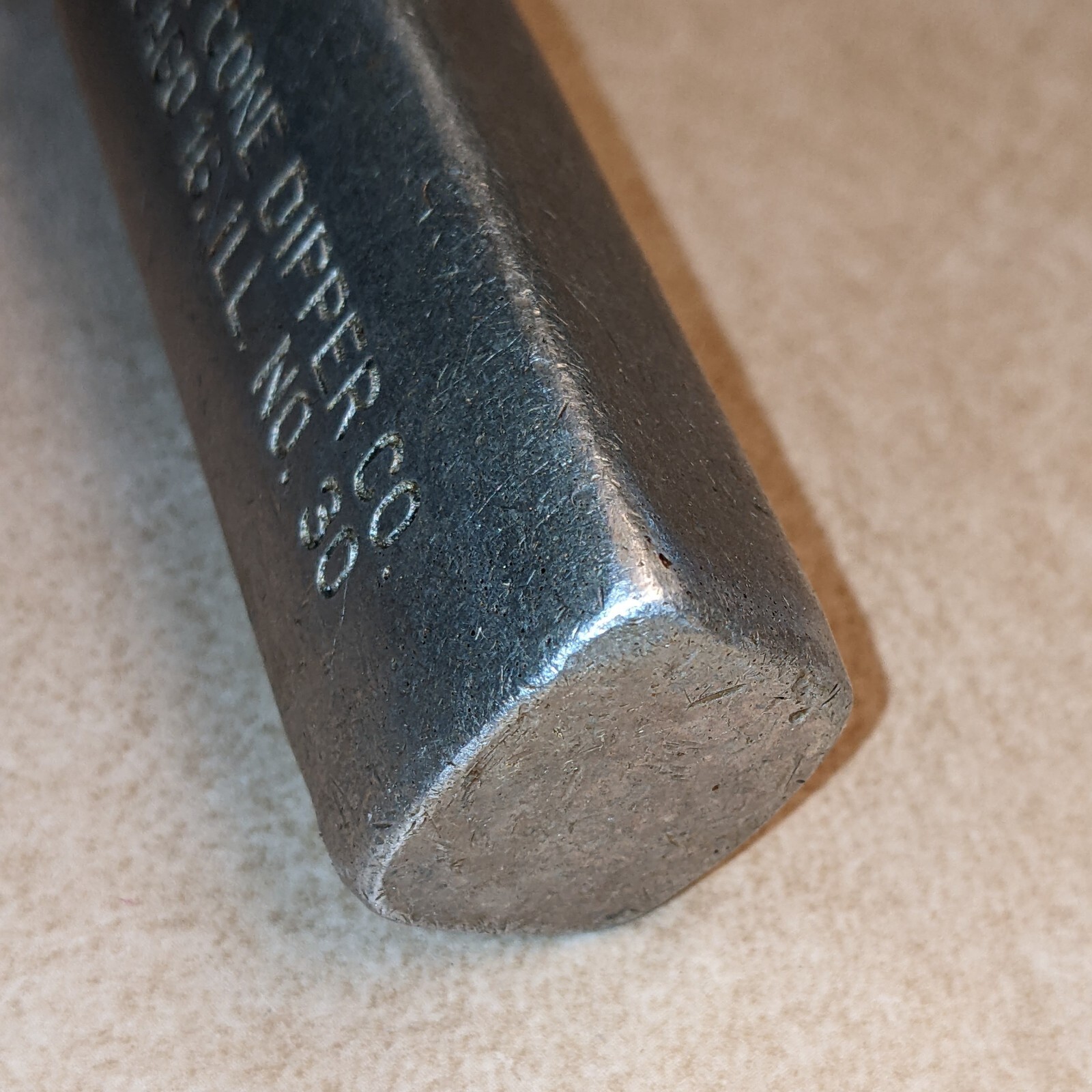 Vintage SAFE-T-CONE Dipper Co Aluminum Ice Cream Scoop Chicago 16 ...