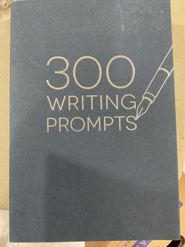 Piccadilly 300 Writing Prompts Journal 204 pgs Dark Gray Cover Ivory ...