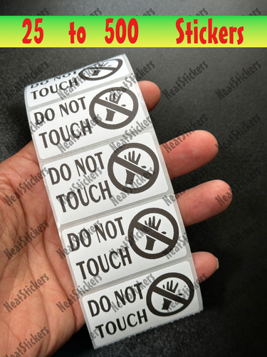 DO NOT TOUCH Sticker 25-500 Pack stickers | eBay