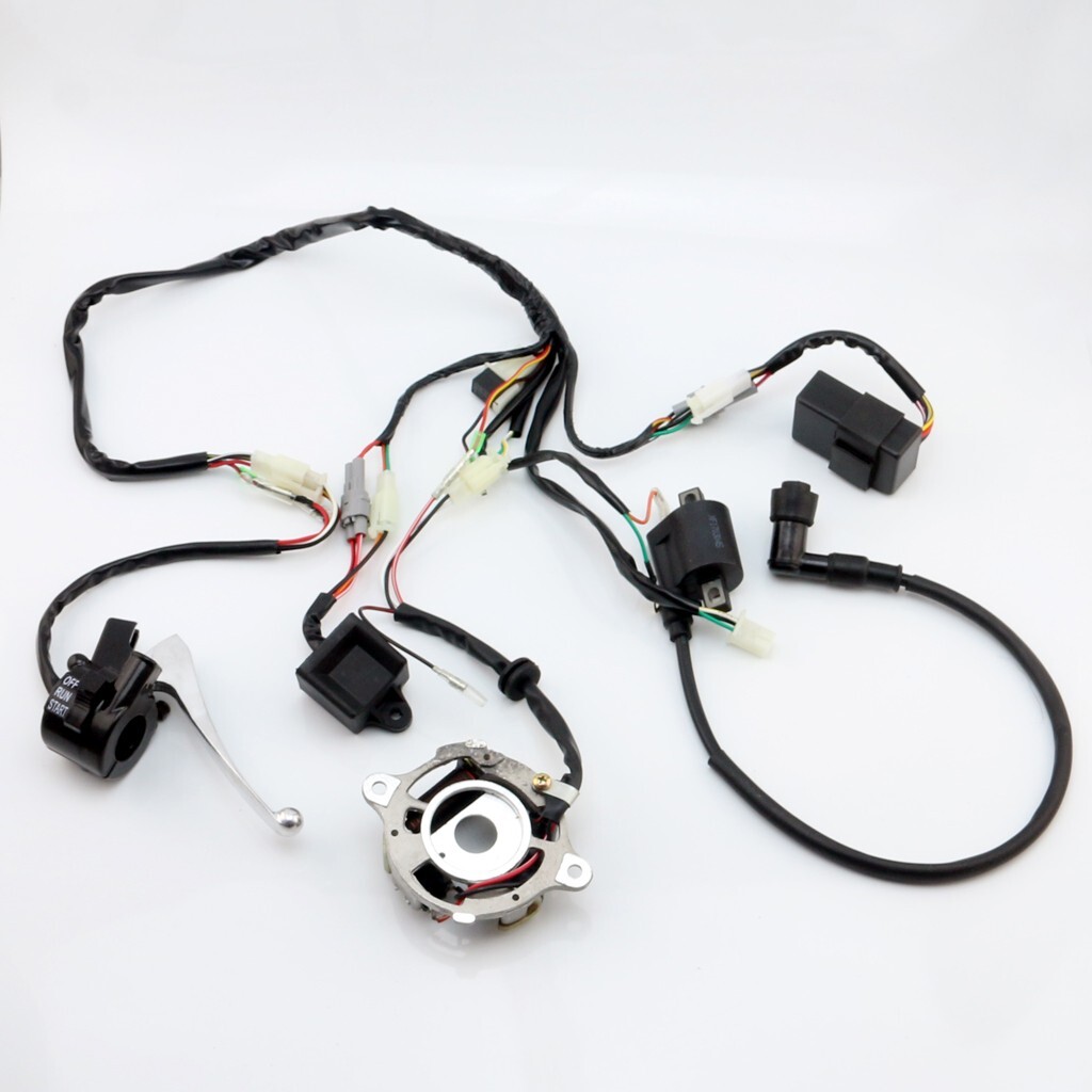 Wiring Harness Loom IGNITION CDI CONTROL UNIT COIL SWITCH For YAMAHA ...