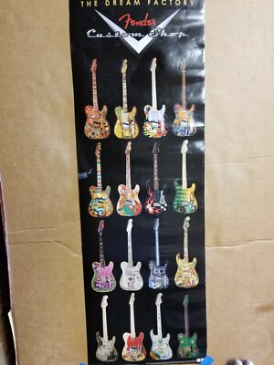 FENDER CUSTOM SHOP POSTER DREAM FACTORY | eBay