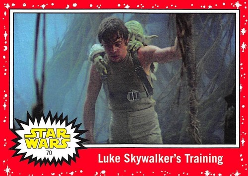 2019 Topps Star Wars Journey To The Rise Of Skywalker RED #70 Luke ...
