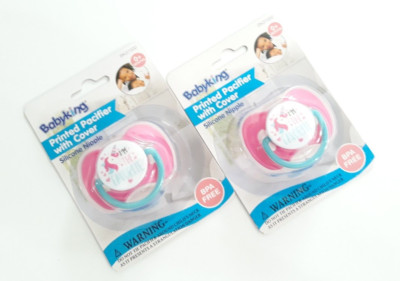 2 EACH NEW BABY KING I'M THE FAVORITE SOFT SILICONE PACIFIER 0+ MONTHS ...