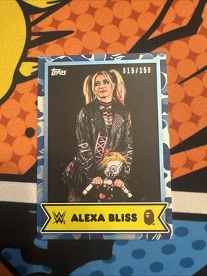 Alexa Bliss 2025 Topps WWE x BAPE Wrestling Blue Camo /150 | eBay