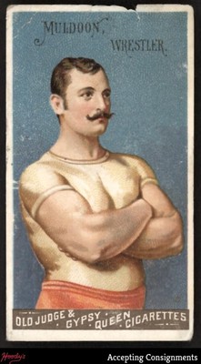 1888 N162 Goodwin Champions Gypsy Queen William Muldoon Wrestler LOW ...