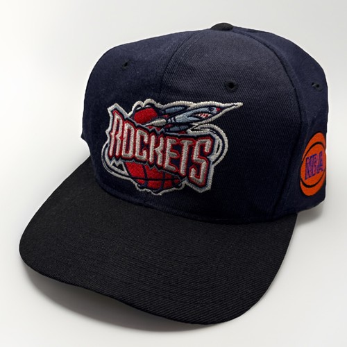 Vintage 90s Houston Rockets Embroidered Snapback Hat G Cap Grossman ...