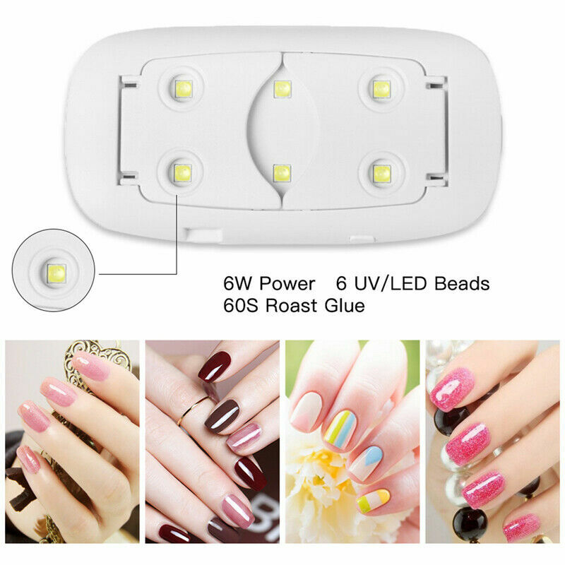 Nails Lamp LED Light Potable Mini UV LED Lamp Nail Dryer Gel Nail Art ...