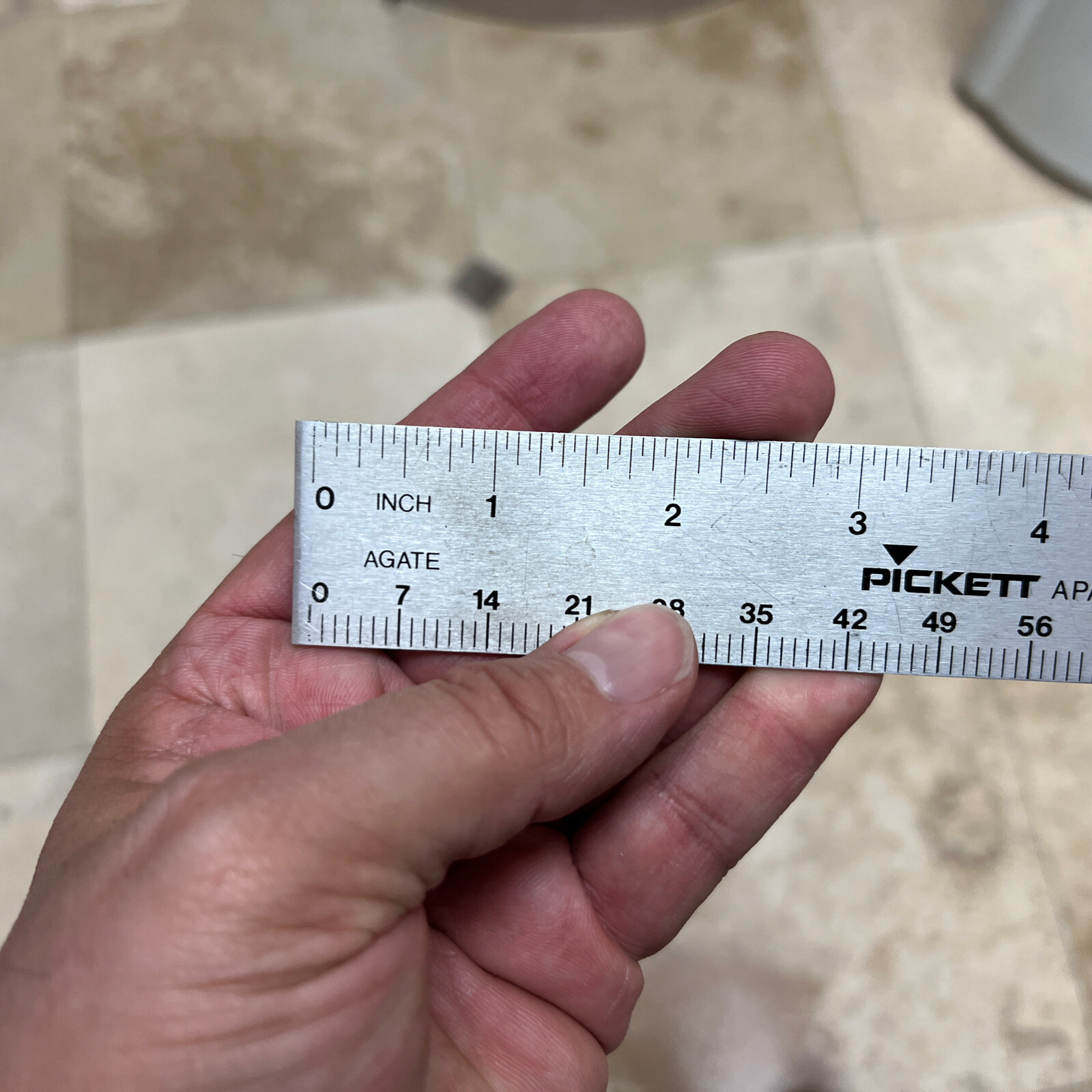 Vintage Rare Pickett APA-18 18" Aluminum Drafting Tool Metal Scale ...