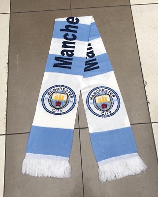 Manchester City FC Scarf Brand New Good Size Great Quality Knitted ...