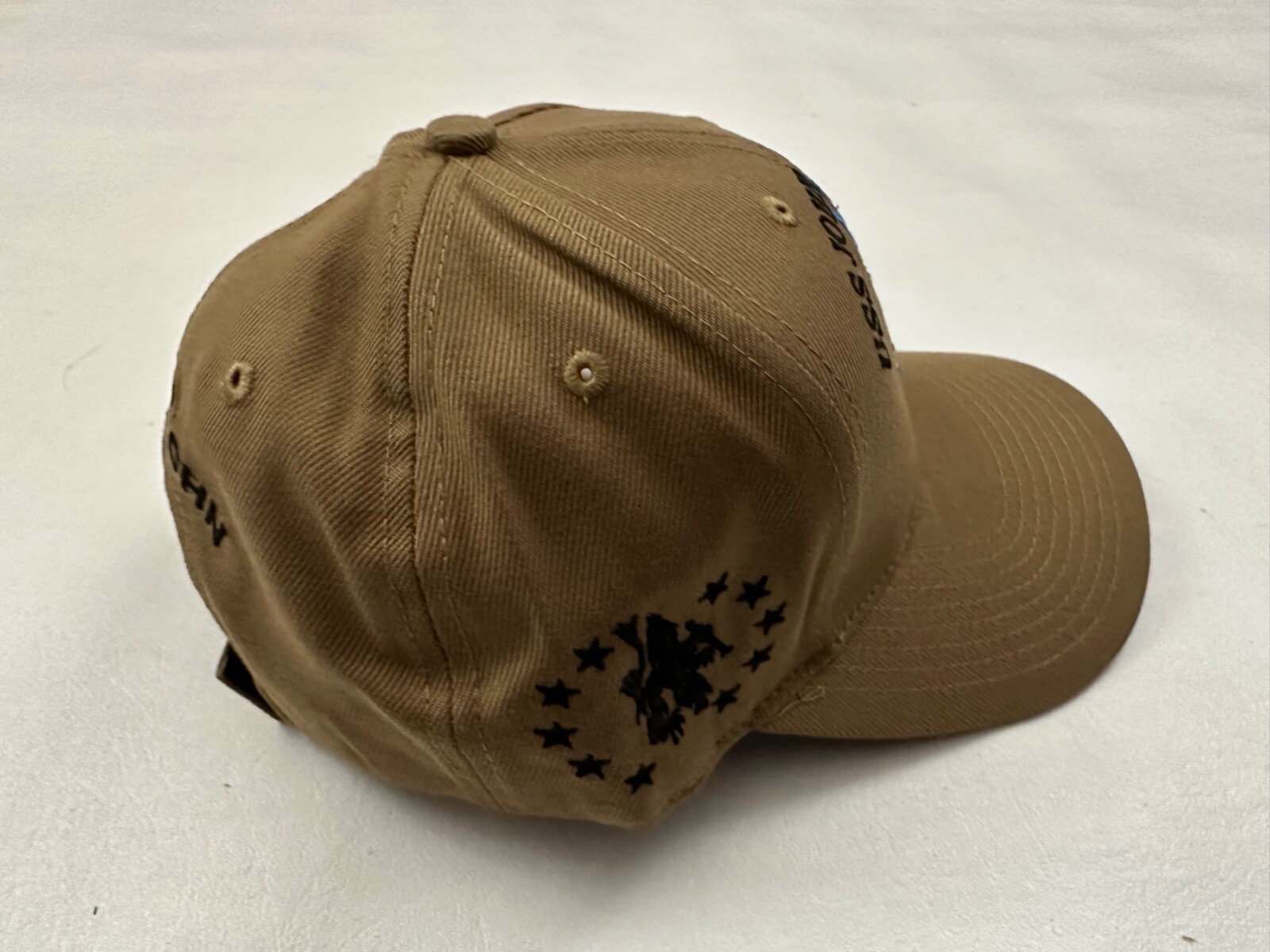 USS JOHN S McCAIN DDG 56 Logo The Corps Beige Baseball Cap Hat One Size ...