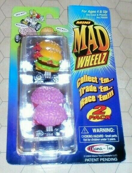 Motor Mouth Jolly Dodger Cars Mini Mad Wheelz Wheels Mana-tee 2003 ...