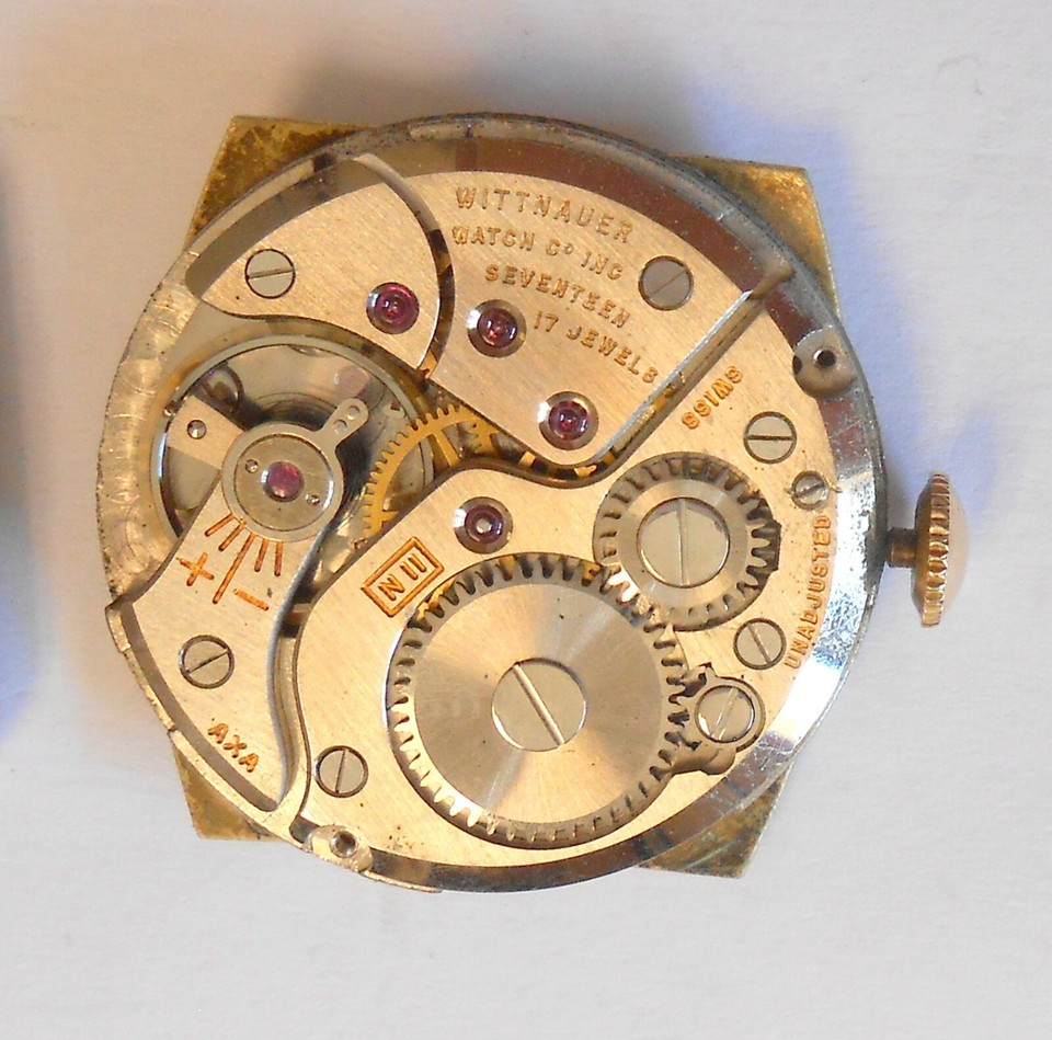 Vintage Wittnauer 10K Rolled Gold Plate 17J N11 Movement AXA Mens Wrist ...