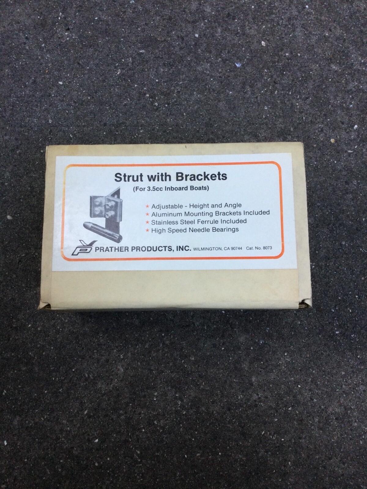 Vintage Prather Strut w/ Bracket 3.5cc Inboard RC Boat Marine Lot Dumas ...