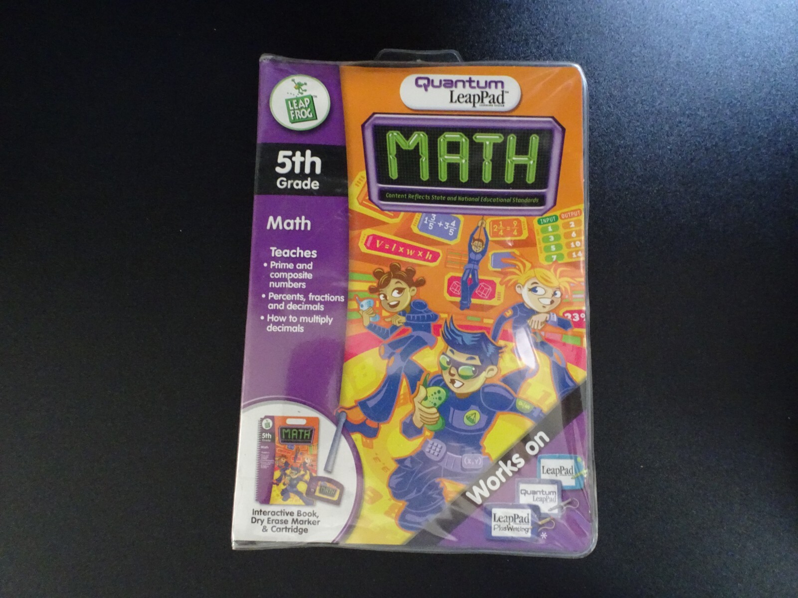Quantum Pad Library 5th Grade LeapPad Book Math LeapFrog Enterprises ...