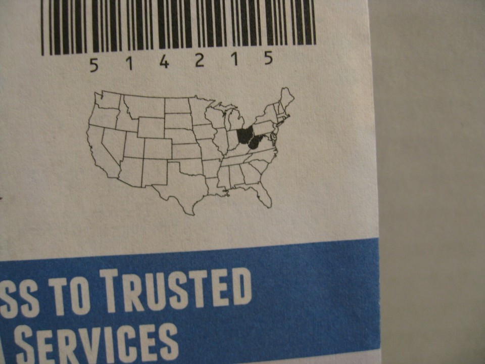 AAA Ohio - West Virginia Map - State Series - Road Map/ Highway Map ...