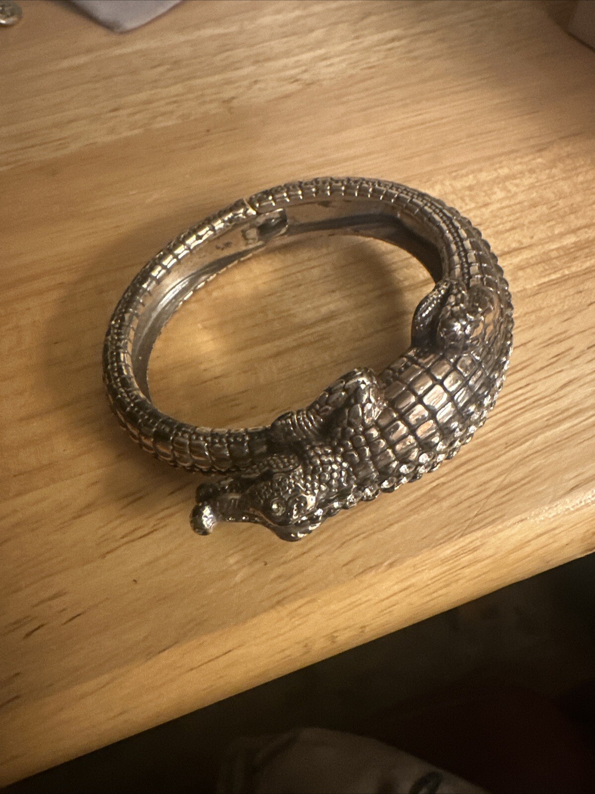 BRIGHTON Later Gator Alligator Swarovski Crystal Brac… - Gem