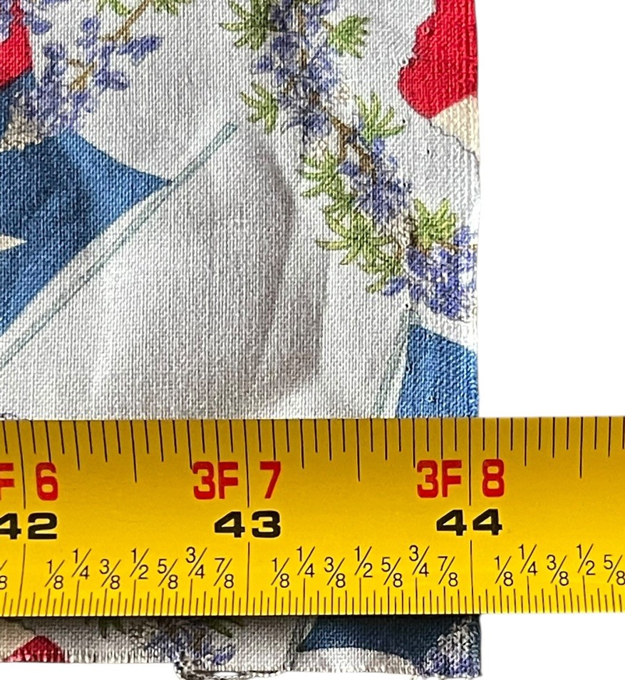 🤠 Moda Fabrics Bluebonnet Trail Texas Flag Cotton Fabric 37” x 44 ...
