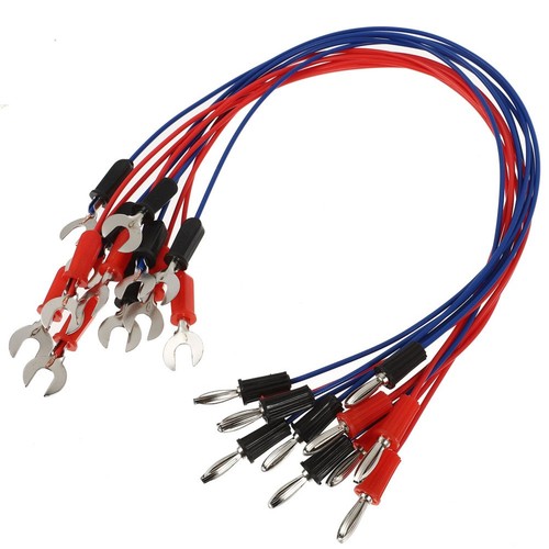 12 Pcs Lab Wire Set Electric Connectors Electricity Demos Teaching ...