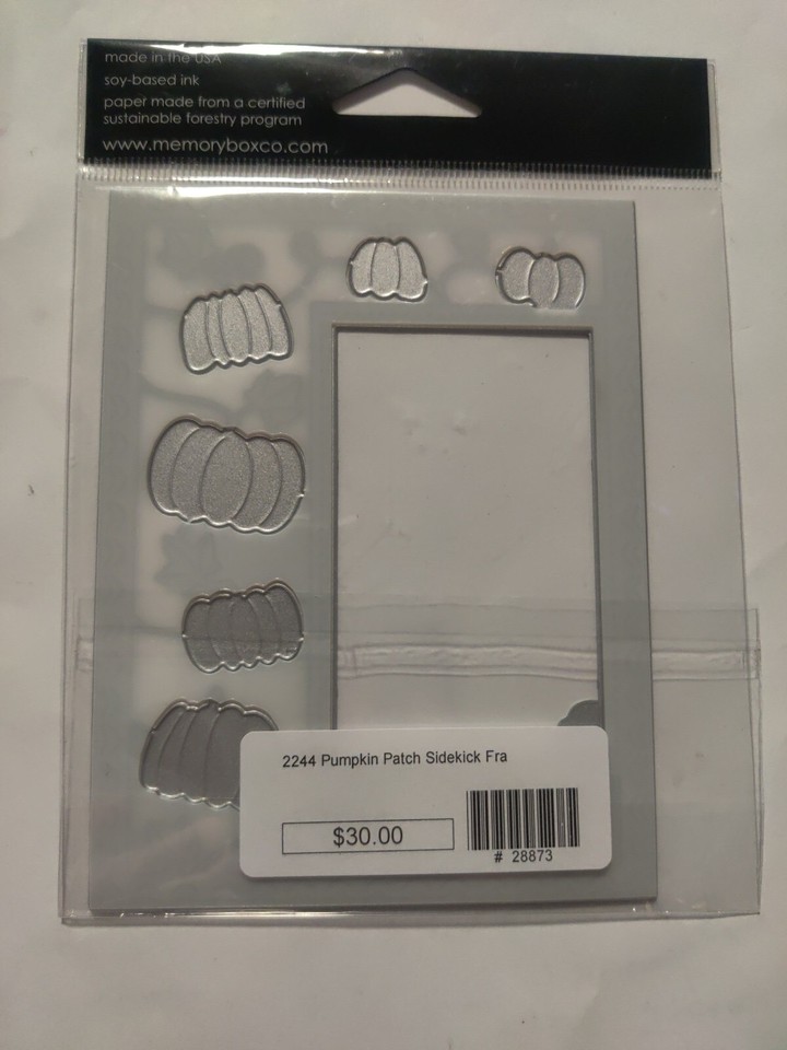 MEMORY BOX 99202 Pumpkin Patch Sidekick Frame " 100% Steel Craft Die ...