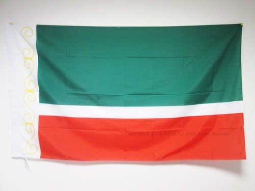 CHECHEN REPUBLIC FLAG 3' x 5' for a pole - CHECHNYA FLAGS 90 x 150 cm ...
