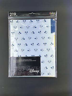 Happy Planner Disney Mickey And Minnie Undated Vertical Extension Pack ...