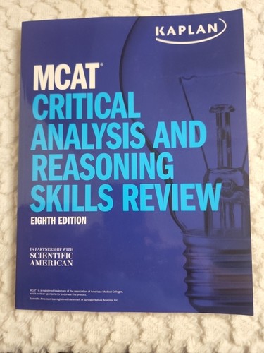 MCAT Critical Analysis And Reasoning Skills Review 8th Edition 2022 ...
