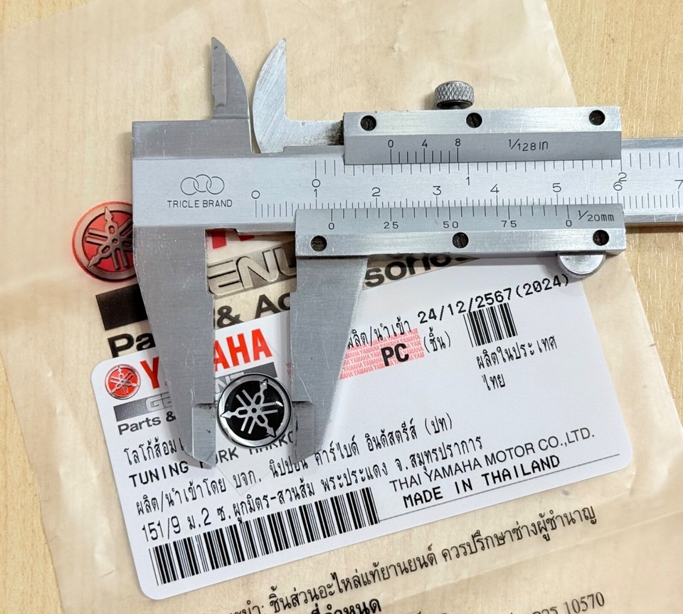YAMAHA STICKER LOGO TUNING FORK DECAL EMBLEM 12-55 mm " ALL COLOR ALL ...