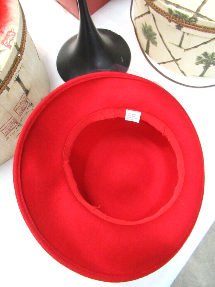 3 Vintage Women’s “Red Hat Ladies” Hats with Boxes | eBay