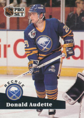 1991-92 Pro Set French #524 DONALD AUDETTE - Buffalo Sabres | eBay.de