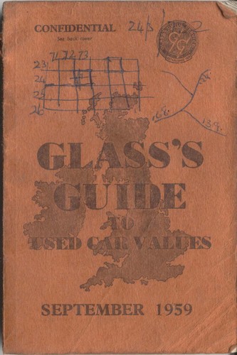 Glass's Guide Car Values Confidential September 1959 No. 242 | eBay