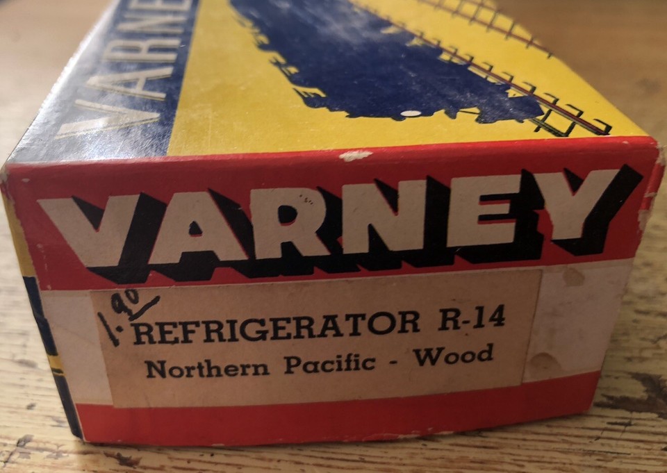 Varney Model Railway Kits Locomotive Trains Empty Box Refrigerator R-14 ...