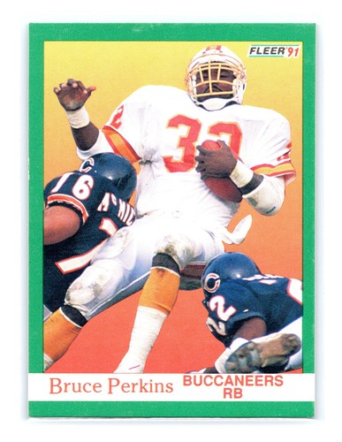 1991 Fleer Football #379 Bruce Perkins Tampa Bay Buccaneers | eBay