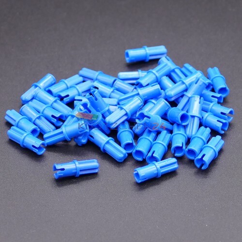 43093 LEGO® Technic Axle 1L with Pin w. Friction Ridges, 50 Stk, blue ...