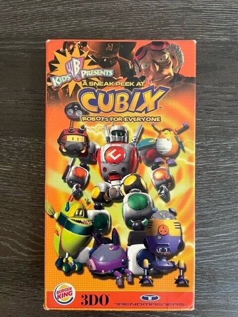 Cubix Robot’s For Everyone Burger King VHS 3DO | eBay