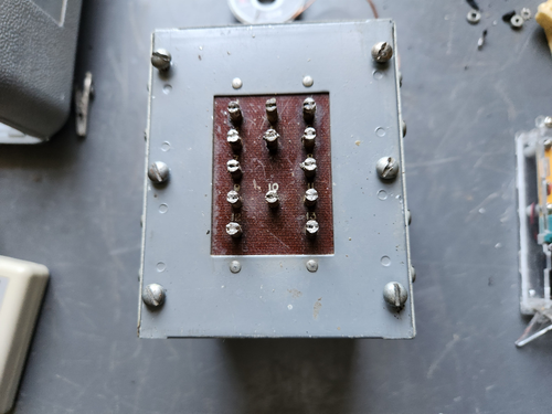 Vintage WW2 era MilSpec 1200V Tube Amp Power Transformer "W" PT3517 600 ...