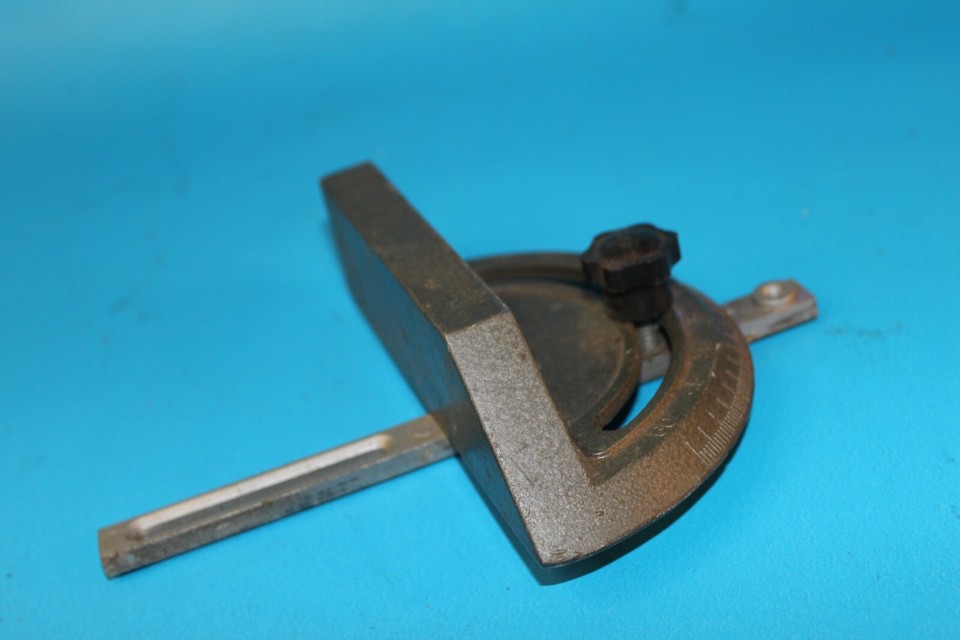 Small Aluminum Table Saw Adjustable Miter Guage Gage Push Stick READ | eBay