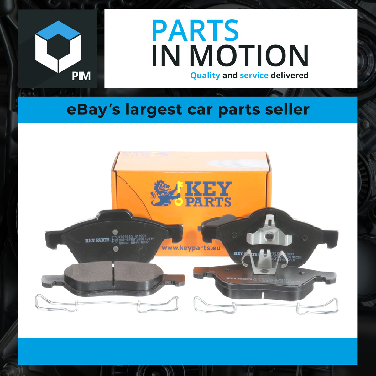 Brake Pads Set fits RENAULT MEGANE Mk2 1.5D Front 03 to 09 KeyParts ...