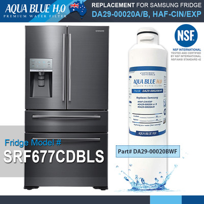 Samsung SRF677CDBLS French door fridge Water Filter with NSF ...