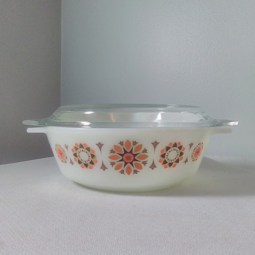 Vintage JaJ Pyrex Made In England Toledo Casserole Dish w/Lid 1960s ...