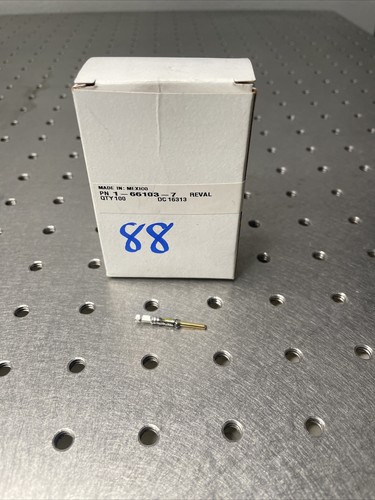 amp 1-66103-7 m series pin contacts .062 dia 24-20 awg qty: 88 | eBay