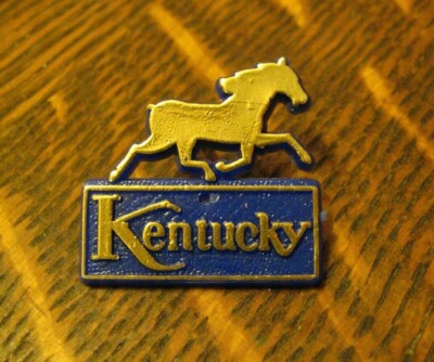 Kentucky Horse Racing Lapel Pin - Vintage Bluegrass State KY USA ...