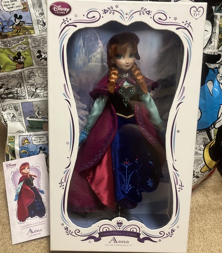 Limited Edition 1 of 5000 Disney Store Frozen Anna 17" Doll Exclusive ...
