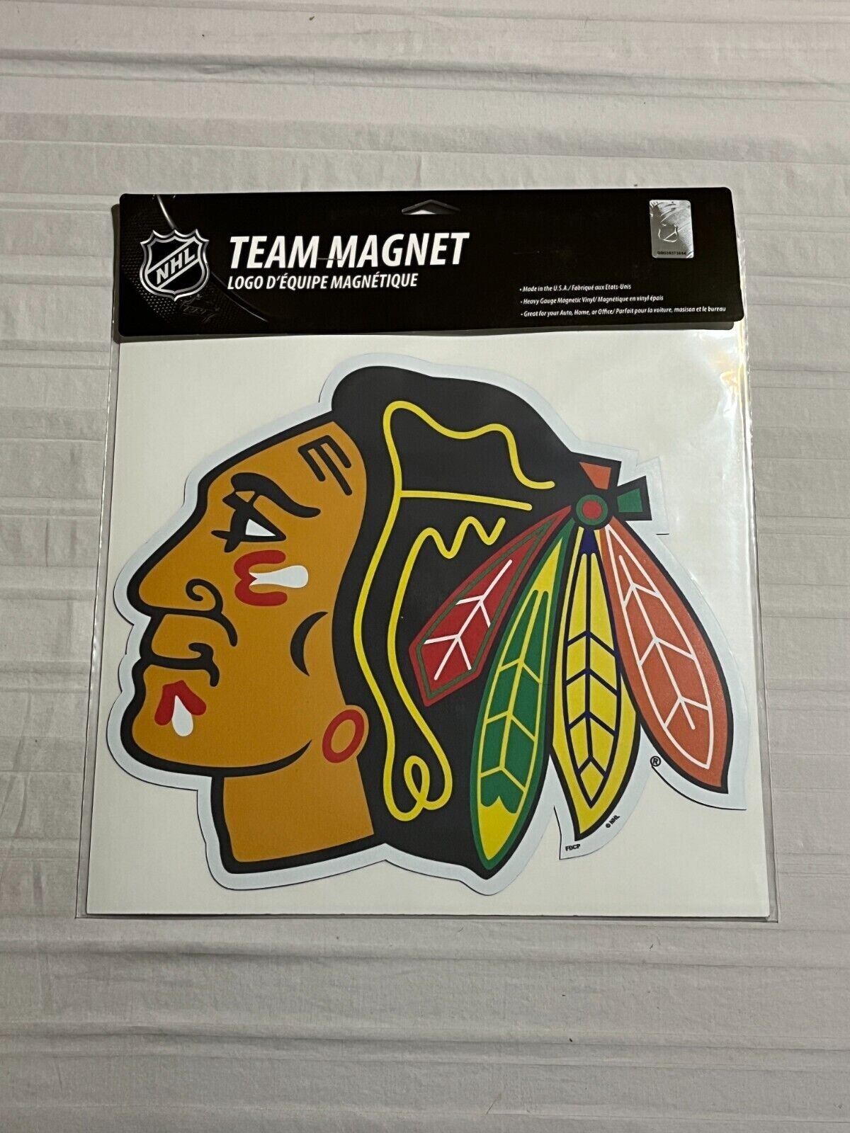 Chicago Blackhawks NHL Car Magnet 12" Fremont Die | eBay