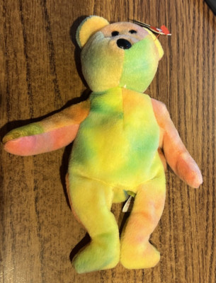 TY - "Garcia" - Beanie Baby Bear ORIGINAL (1993) - PVC Pellets RARE ...