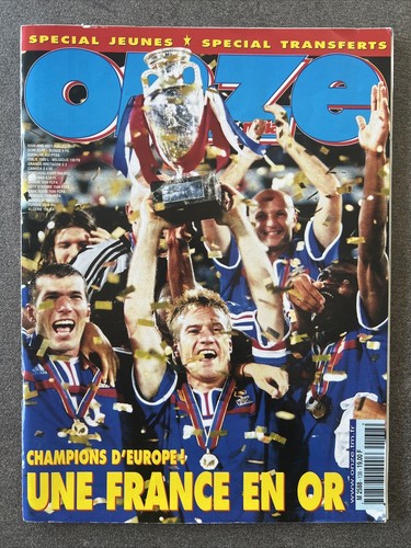MAGAZINE ONZE MONDIAL N° 138 FRANCE CHAMPION D EUROPE SPECIAL EURO 2000 ...