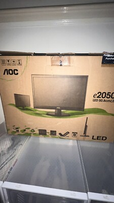 AOC E2050S 20" Widescreen LED LCD Monitor 4038986101141 | eBay UK