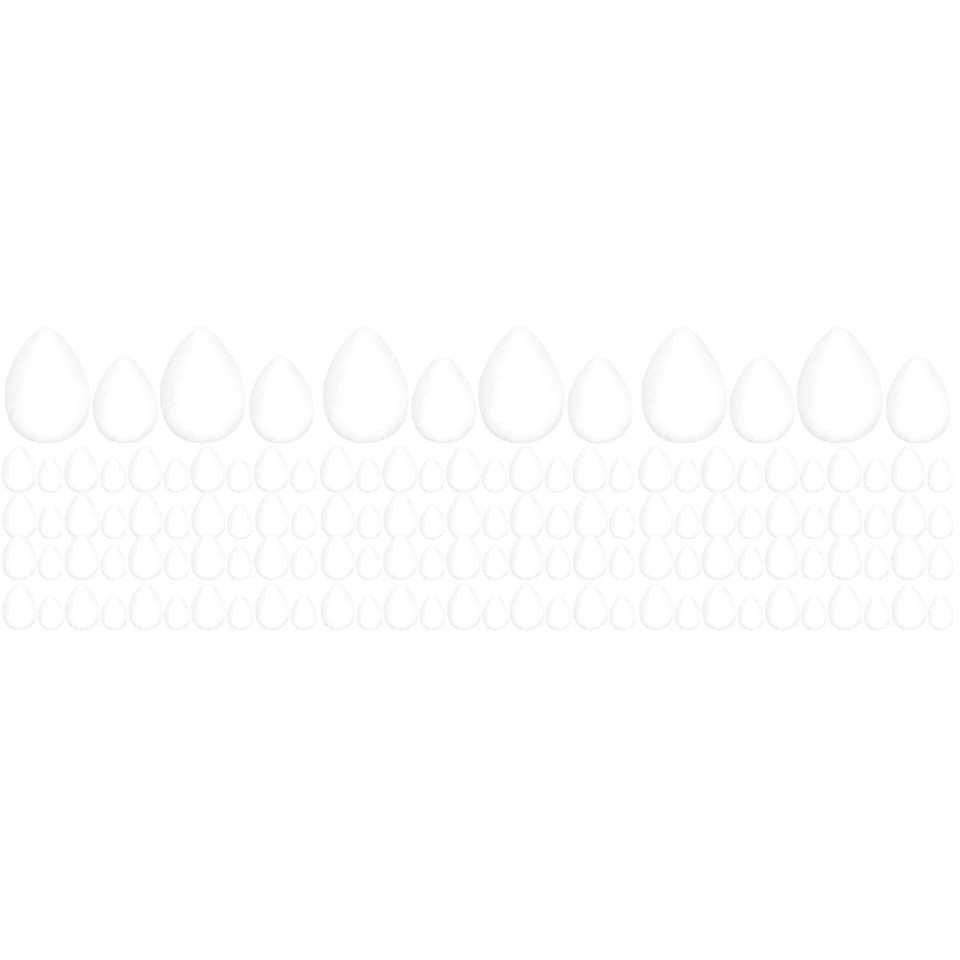 300 pcs DIY Foam Ball DIY Foam Flower Bud Water Drop Shape blank foams ...