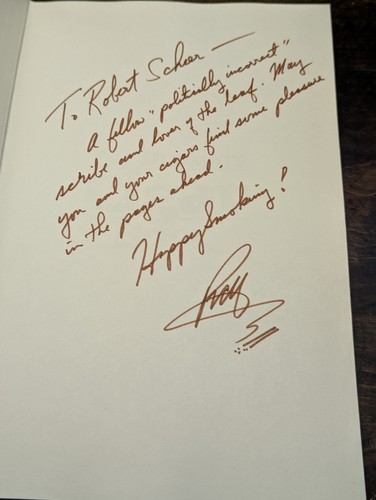 The Ultimate Cigar Book SIGNED 1ST EDITION by Hacker, Richard Carleton ...