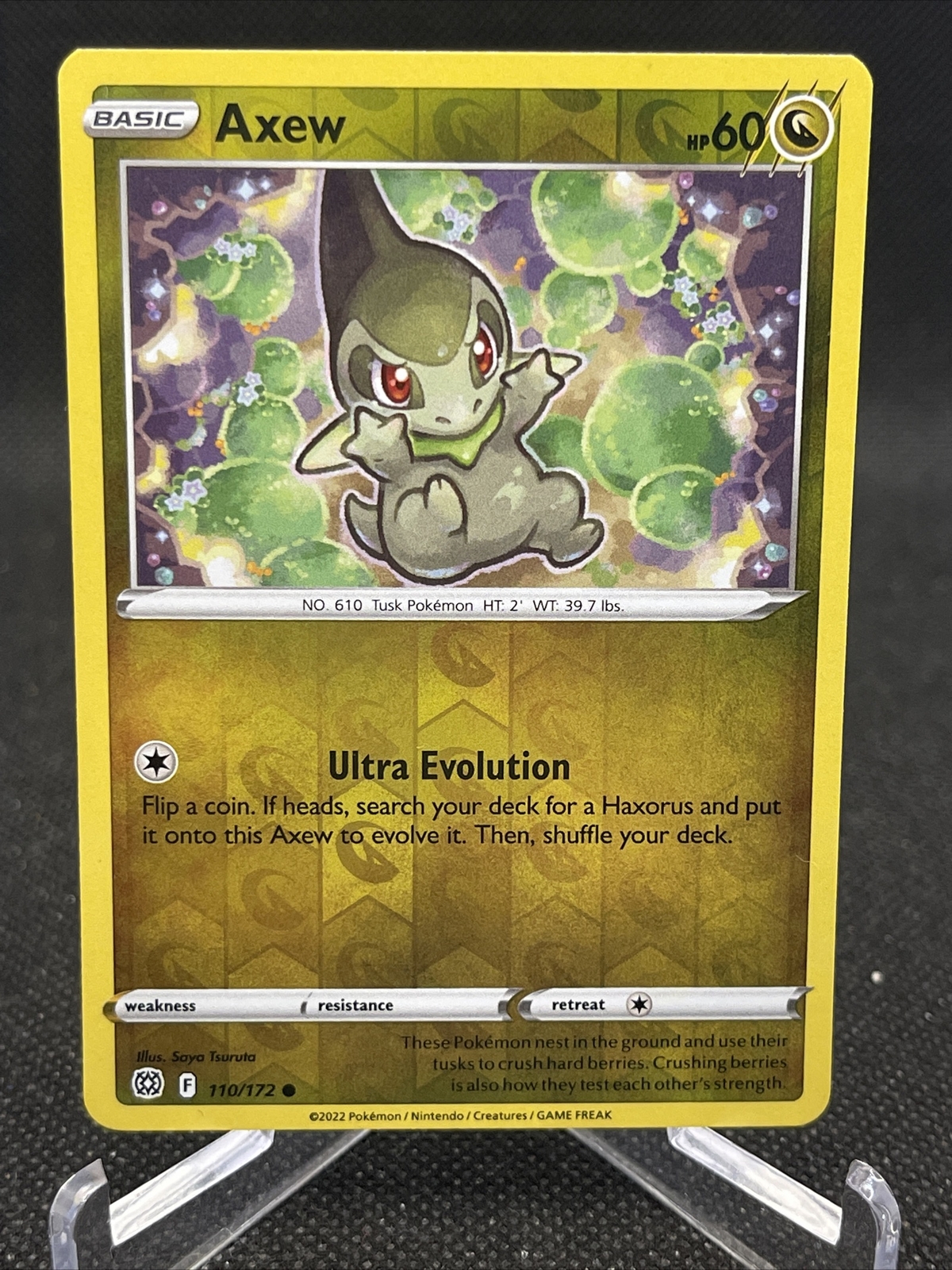 Pokemon - AXEW 110/172 - Reverse Holo - Brilliant Stars - NM/M - New | eBay